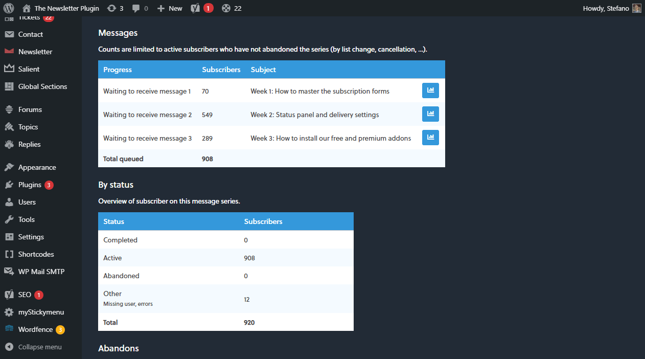 Autoresponder - The Newsletter Plugin