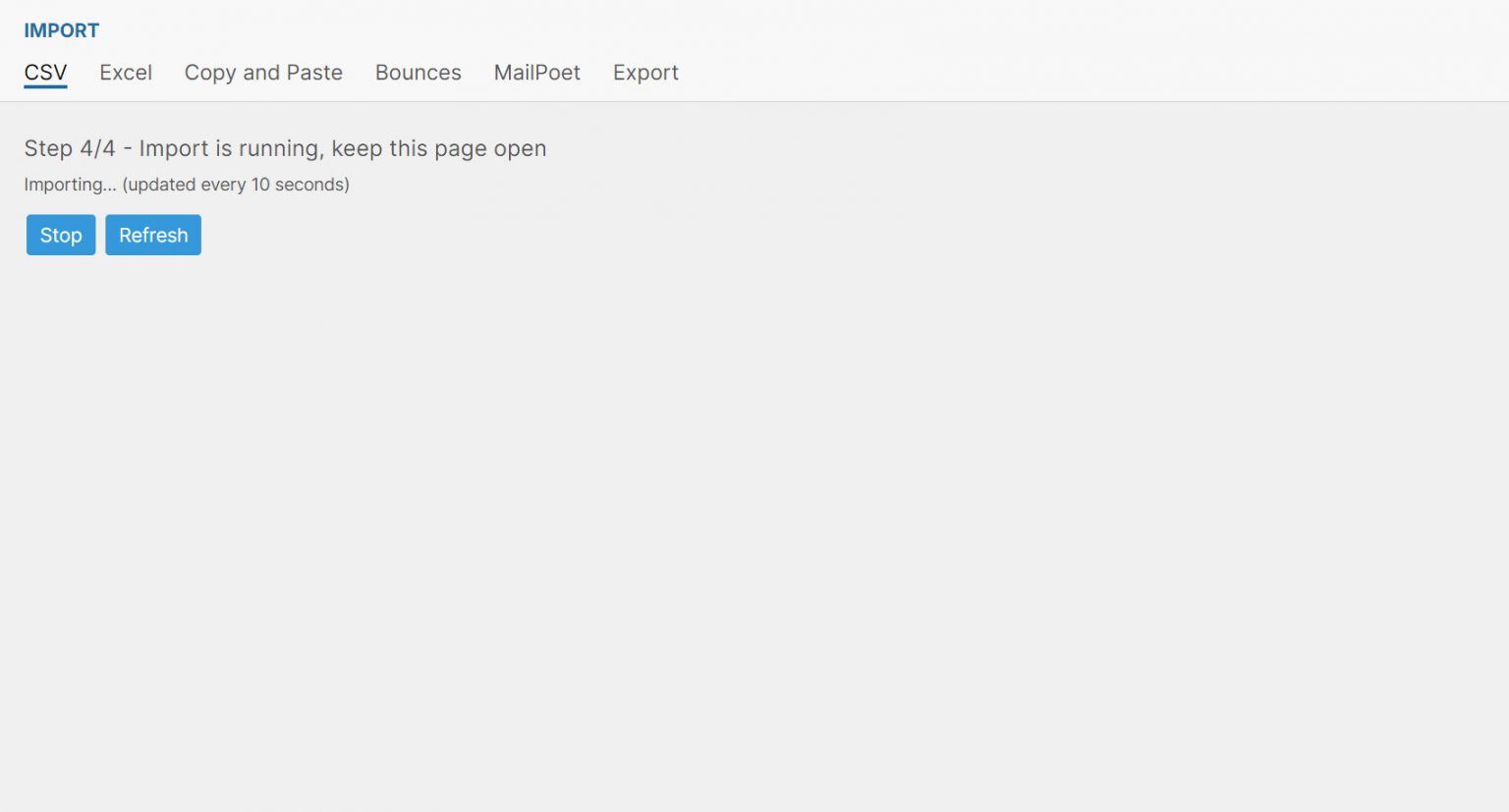 Import and Export - The Newsletter Plugin
